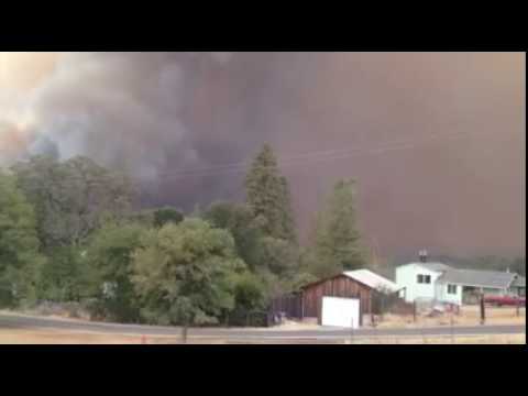 Butte Fire, Amador County Sept. 2015 - YouTube