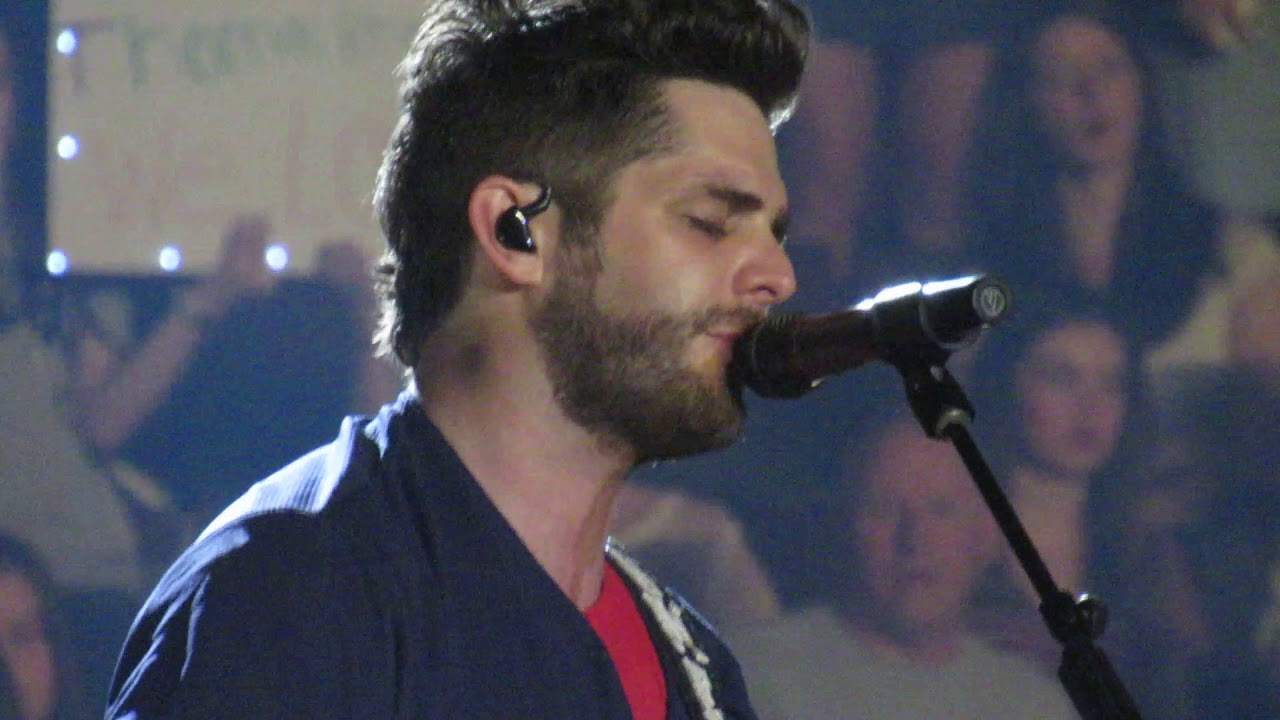 Thomas Rhett covers Think A Little Less by Michael Ray - YouTube