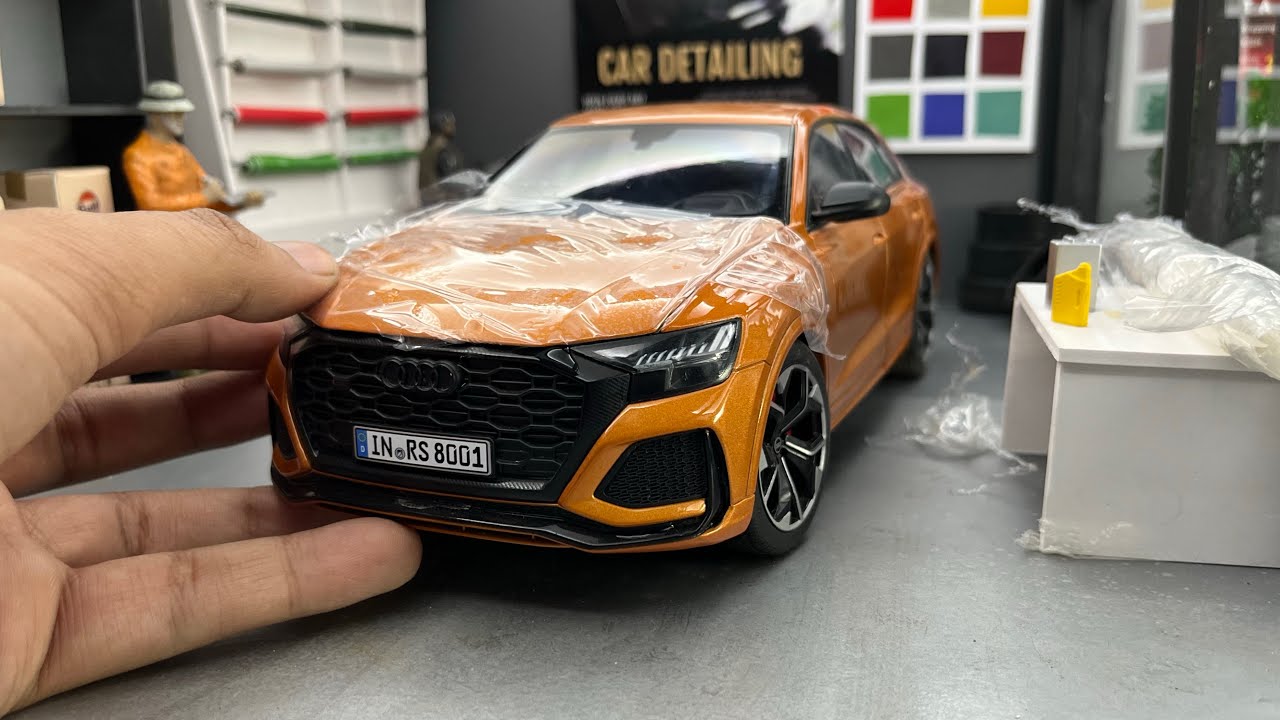 Detailing a Mini Audi RSQ8 at Miniature Car Detailing Studio 1:18 Scale ...