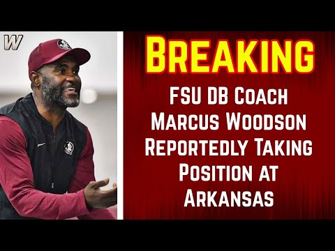 BREAKING: FSU Football DB coach Marcus Woodson to take job at Arkansas ...