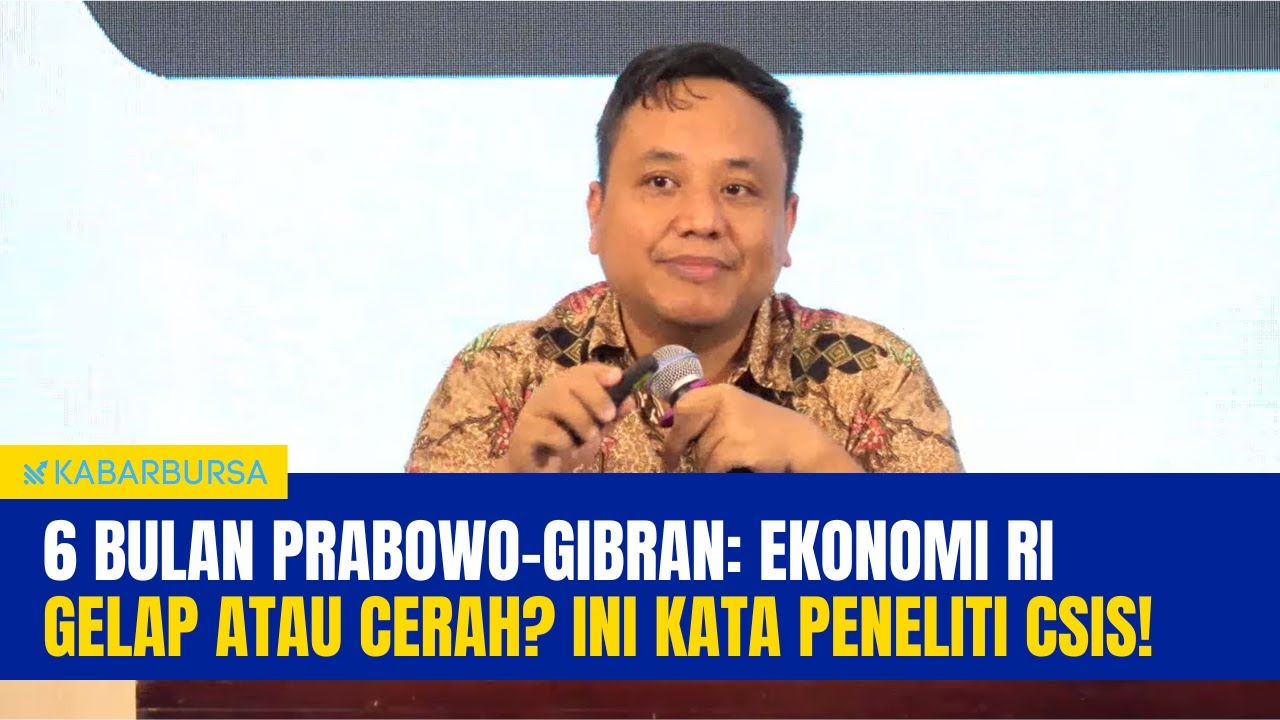 Peneliti CSIS Deni Friawan Bongkar Fakta Ekonomi Indonesia, Gelap atau ...
