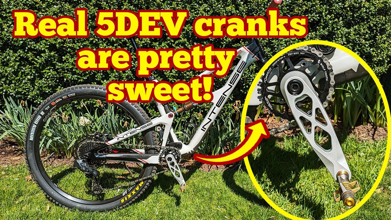 Upgrading from cheap AliExpress cranks to premium 5DEV cranks - YouTube