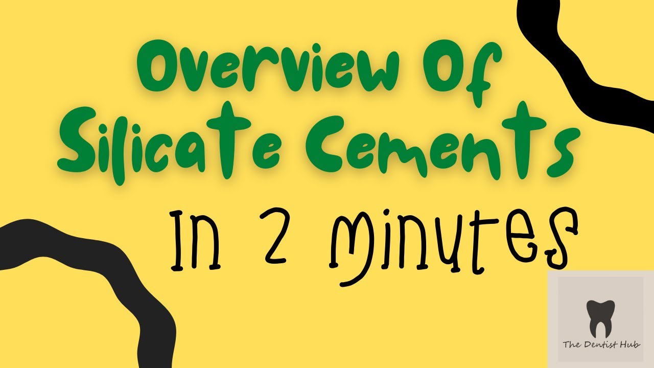 Silicate Cements in 2 minutes | Quick Review - YouTube