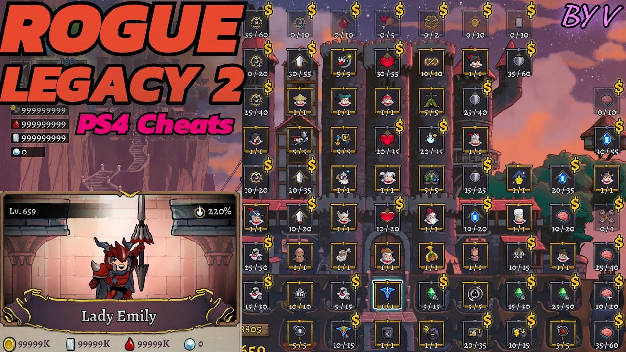 Rogue Legacy 2 PS4 Cheats: 999M Gold, 999M Aether, 999M Ore! #ps4cheats ...