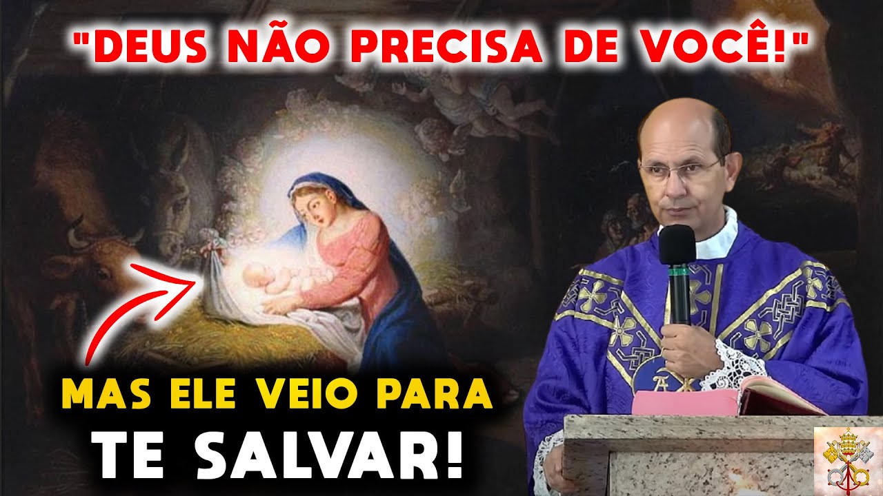 Padre Paulo Ricardo: "DEUS NÂO PRECISA DE VOCÊ! Não SOMOS DIGNOS! Mesmo ...