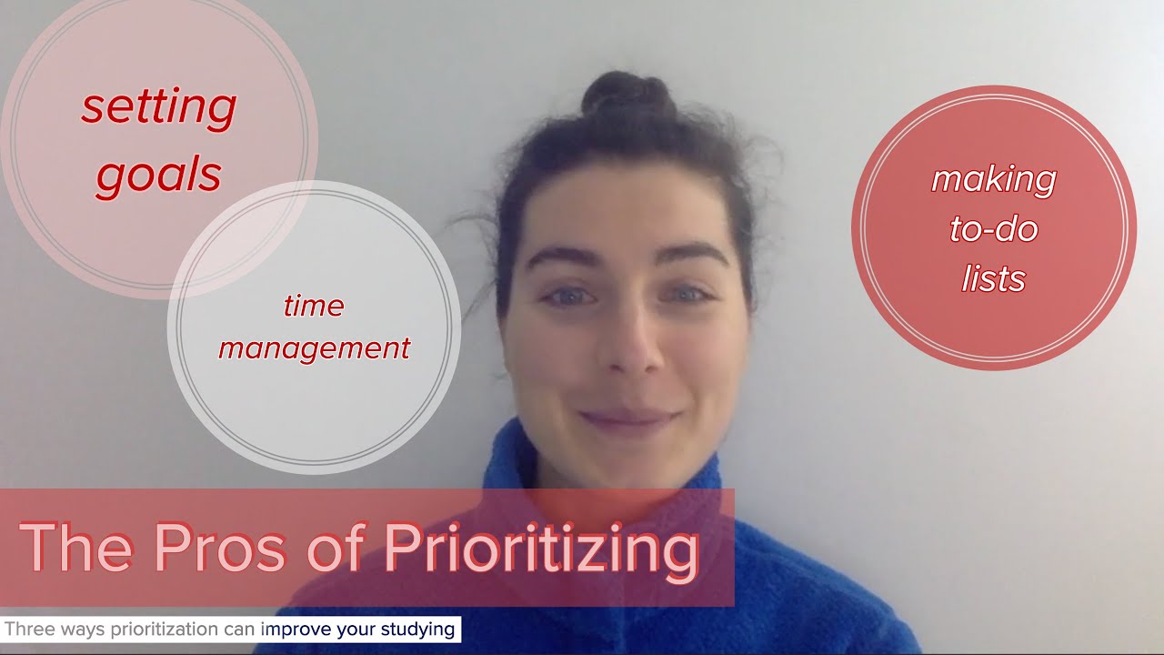 How to Prioritize as a College Student: three ways prioritization can ...