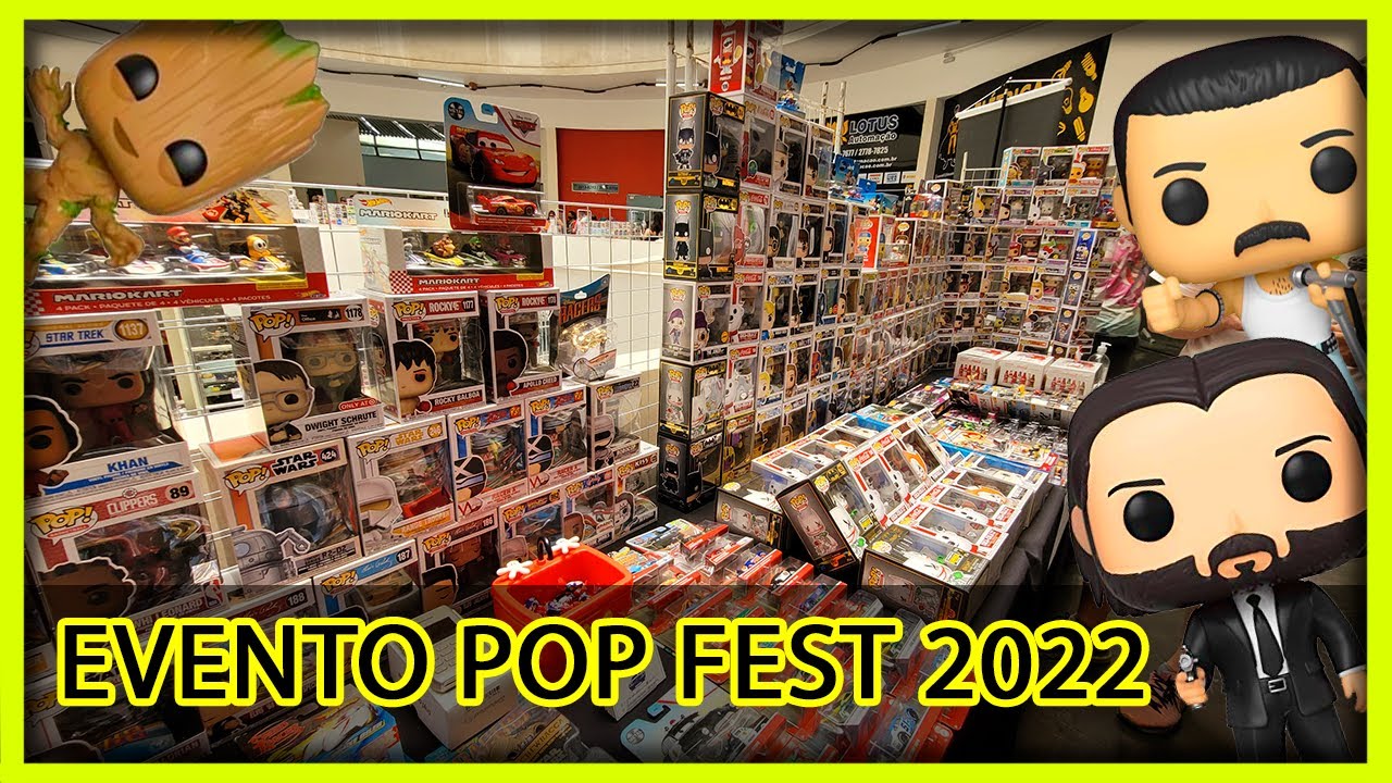 O MAIOR EVENTO DE FUNKO POP DO BRASIL, Conheça a POP FEST 2022 - YouTube