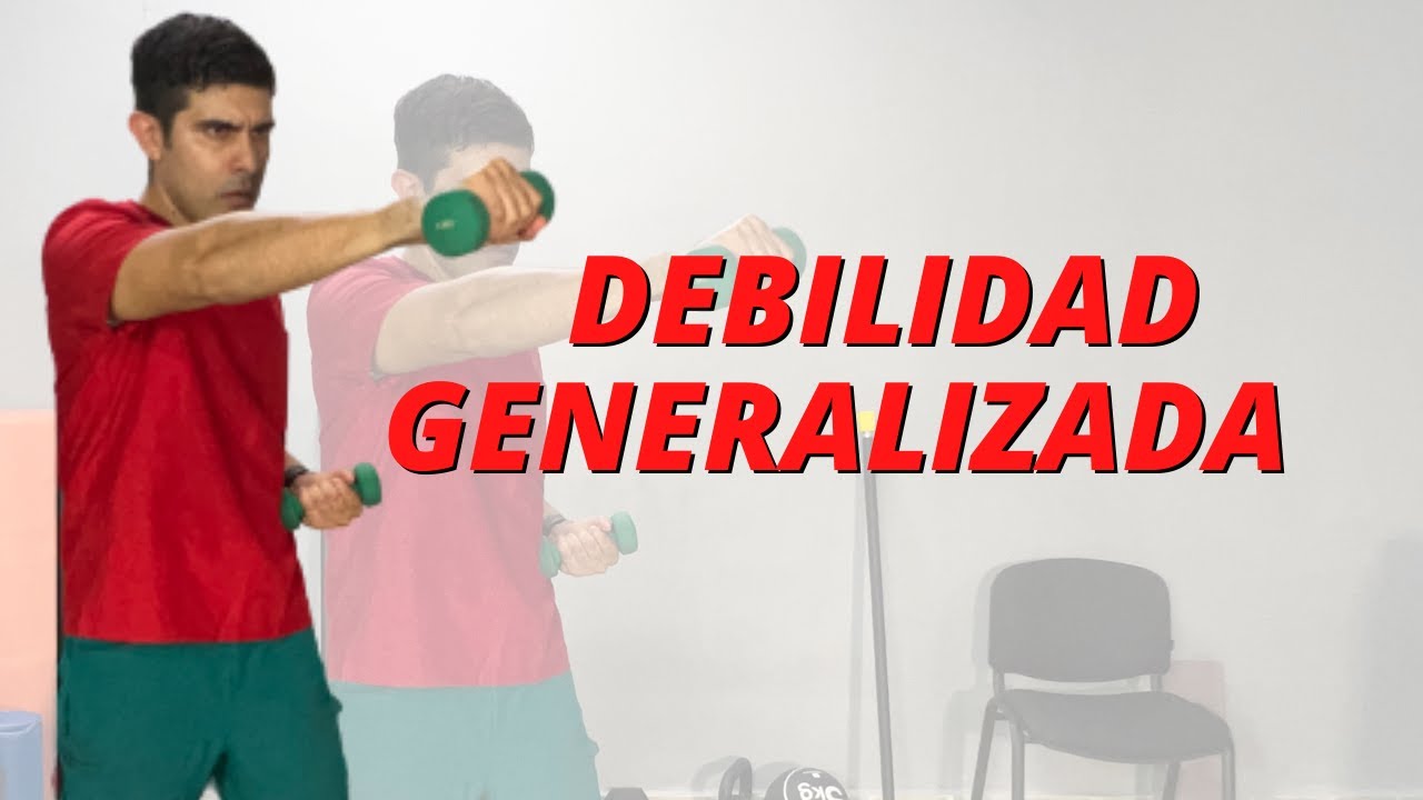 Trabaja la debilidad muscular con una rutina de ejercicios - YouTube
