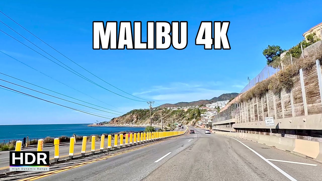4K Drive Breathtaking Beauty of Malibu, California - YouTube