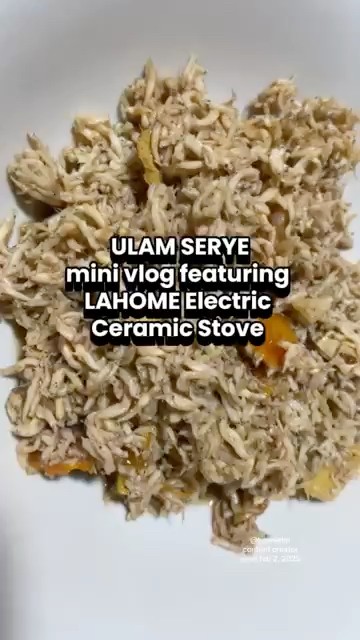Ulam Serye: Ginisang Sinarapan Recipe | LAHOME Electric Ceramic Stove ...