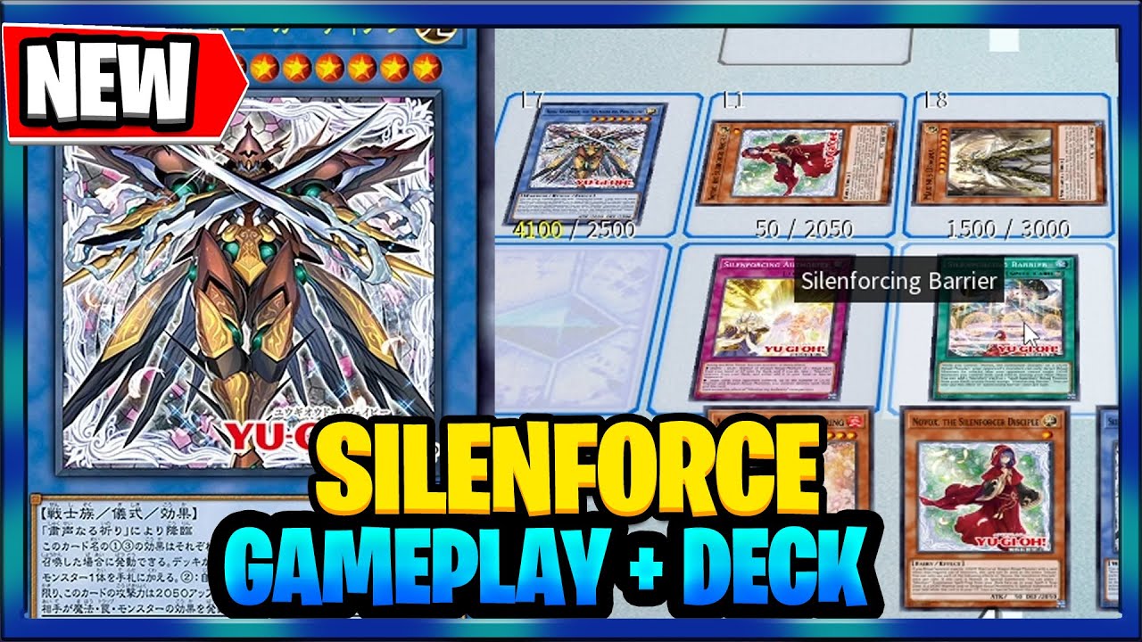 YuGiOh New Silenforc Gameplay And Silenceforc Deck 2023 - YouTube