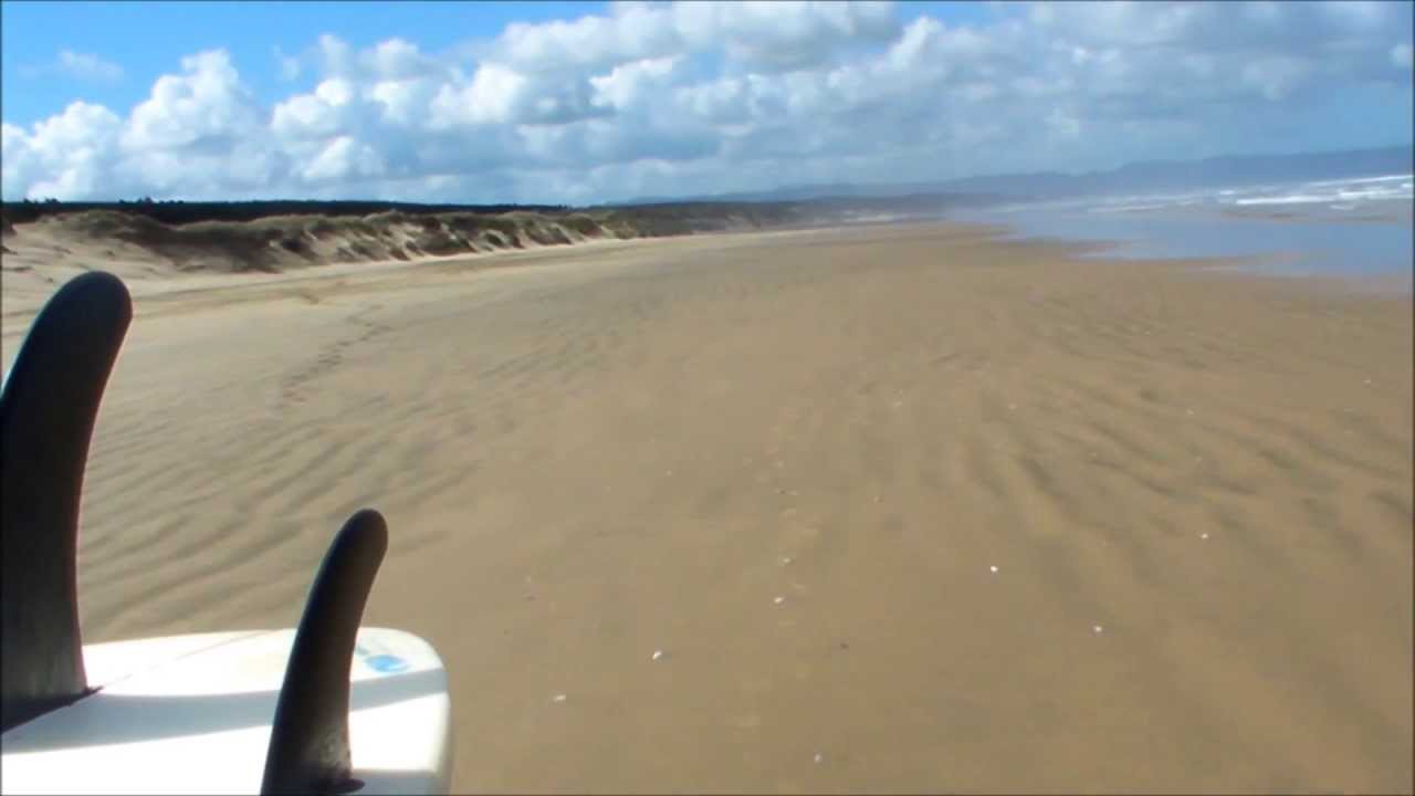 Time lapse - Driving along 90 mile beach - New Zealand - YouTube