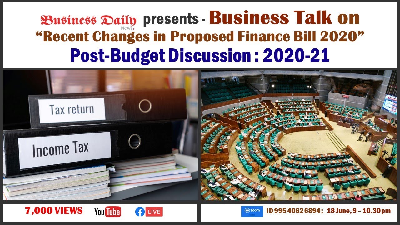“Recent Changes in Proposed Finance Bill 2020” and “Post-Budget ...