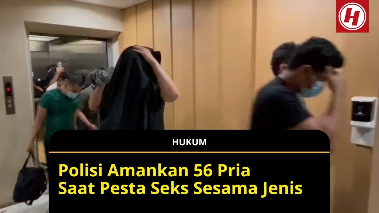 56 Pria Pesta Seks Sesama Jenis di Kamar Hotel Digrebek Polisi - YouTube