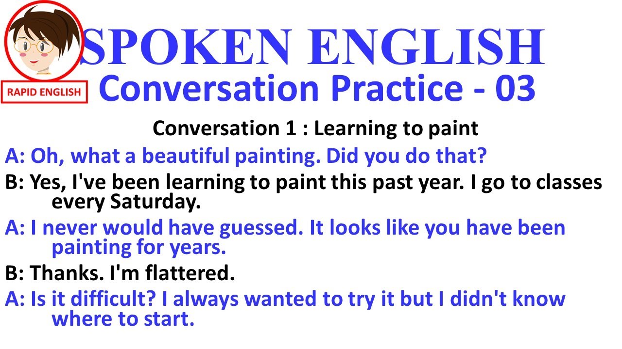 SPOKEN ENGLISH - Conversation Practice 03 - |Learn English Live 24/7 🔴 ...