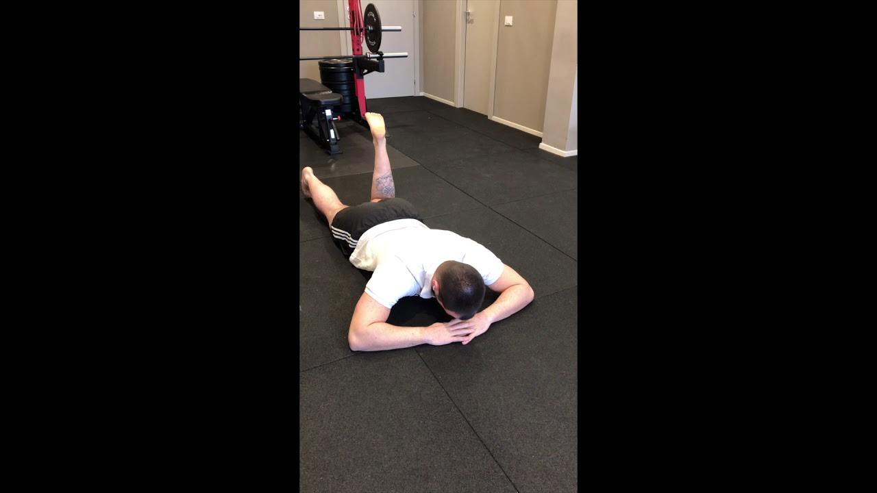 Prone Hip External And Internal Rotation – AROM - YouTube