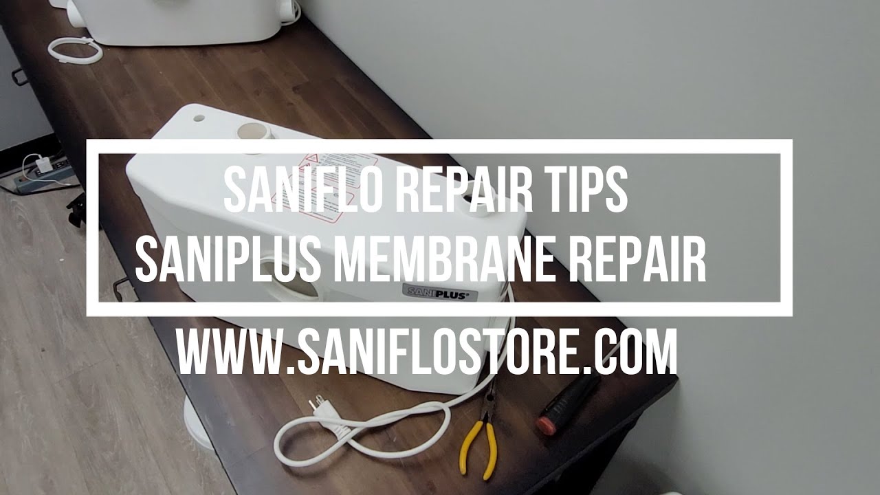 SANIFLOSTORE REPAIR TIPS, SANIPLUS MEMBRANE REPAIR - YouTube