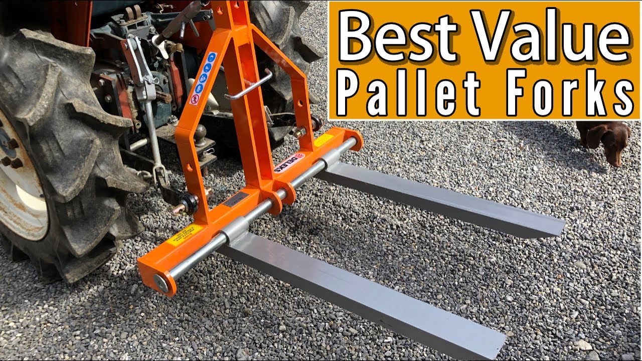 Pallet Forks for Compact Tractor [DELEKS] - YouTube