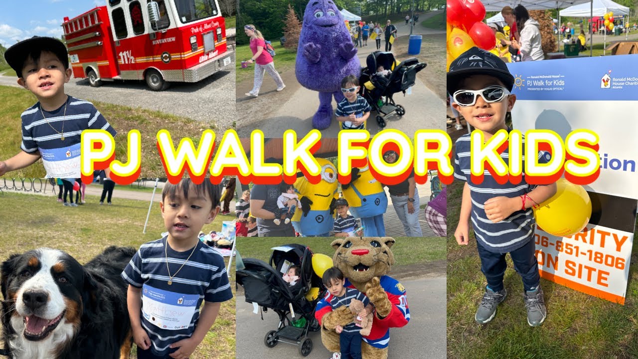 PJ WALK for Kids — a charity event by McDonalds - YouTube