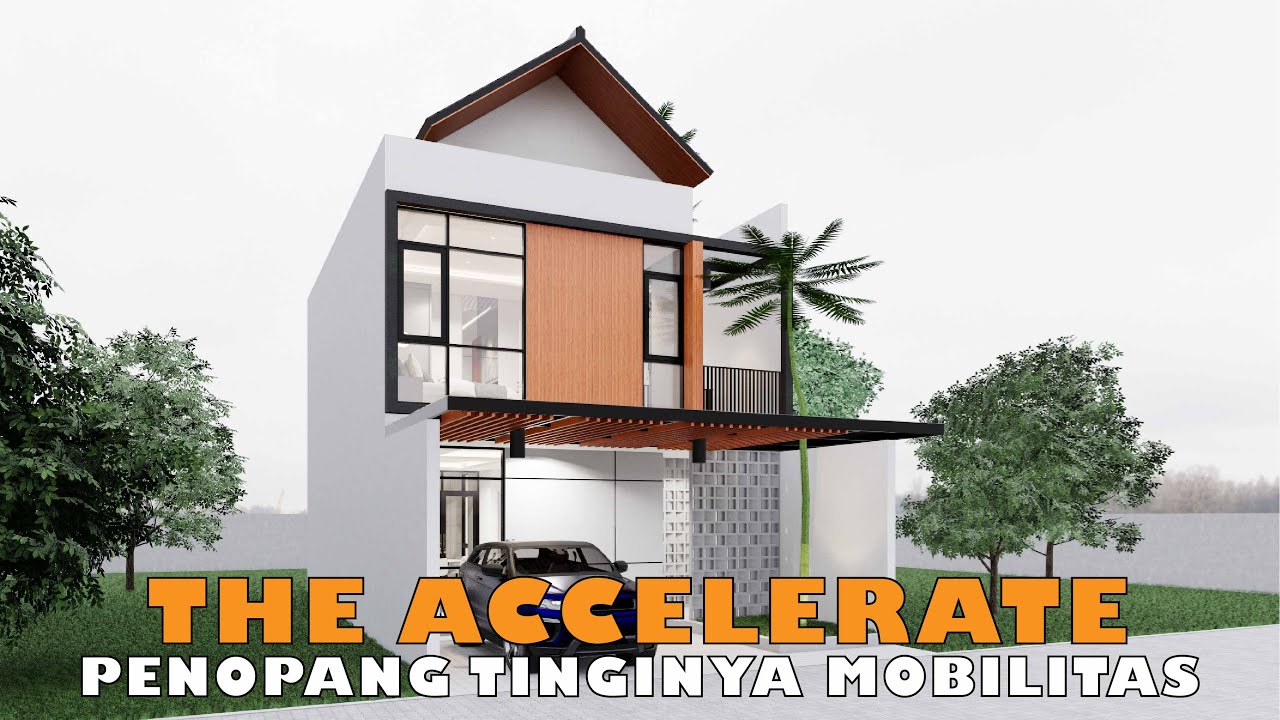 TERKESAN MODERN MINIMALIS !? DESAIN RUMAH 7X15 METER 3 KAMAR - SMALL ...