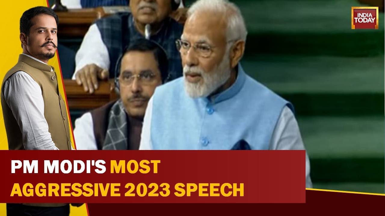 PM Modi Attacks Oppositions During His Address In Lok Sabha | Watch ...