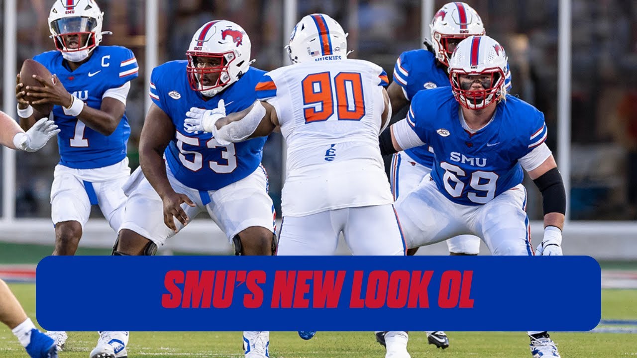 Breaking down SMU's new-look offensive line vs. HCU | SMU Football ...