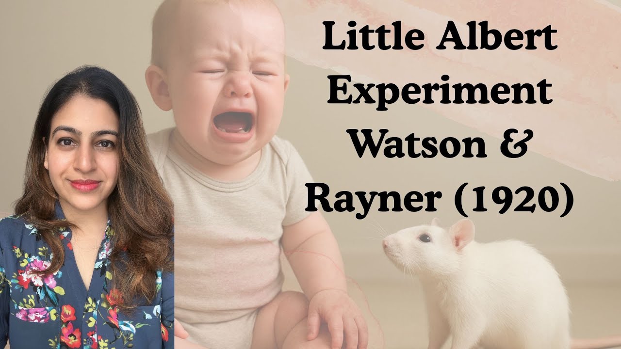 Little Albert Experiment (1920) | Watson & Rayner | Classical ...