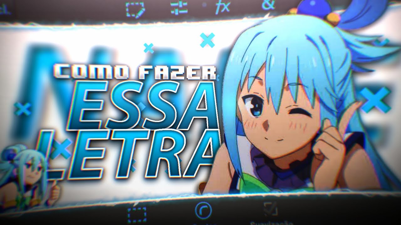 Como fazer letras estilo ANIME | TUTORIAL | Lucky Ps - YouTube
