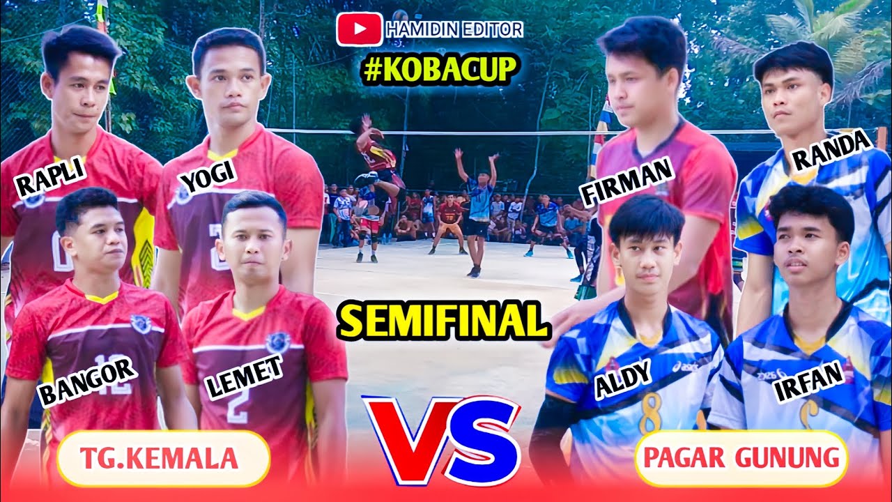 Fullset SEMIFINAL : GUBAK (Tg.Kemala) VS JOKER (Pagar Gunung) Skor 3-2 ...
