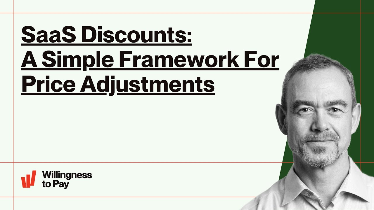 SaaS Discounts: A Simple Framework For Price Adjustments - YouTube