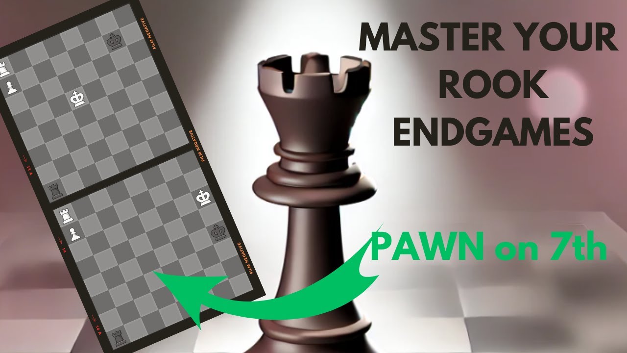 BASIC ROOK ENDINGS: Pawn on a7, rook in FRONT - YouTube