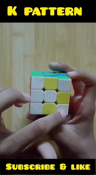 Amazing pattern by 3×3 Rubik Cube | how to make Rubik's Cube pattern || #youtubeshorts #shorts ...