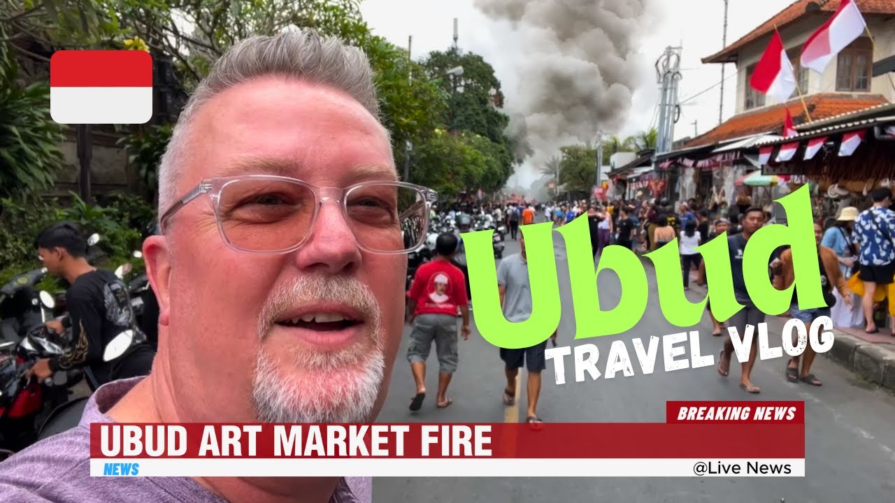 🇮🇩Ubud Art Market Fire, Tanah Gajah Resort & Wedja Restaurant ...