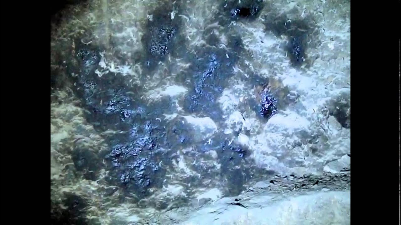 Giant hand print found in cave - YouTube