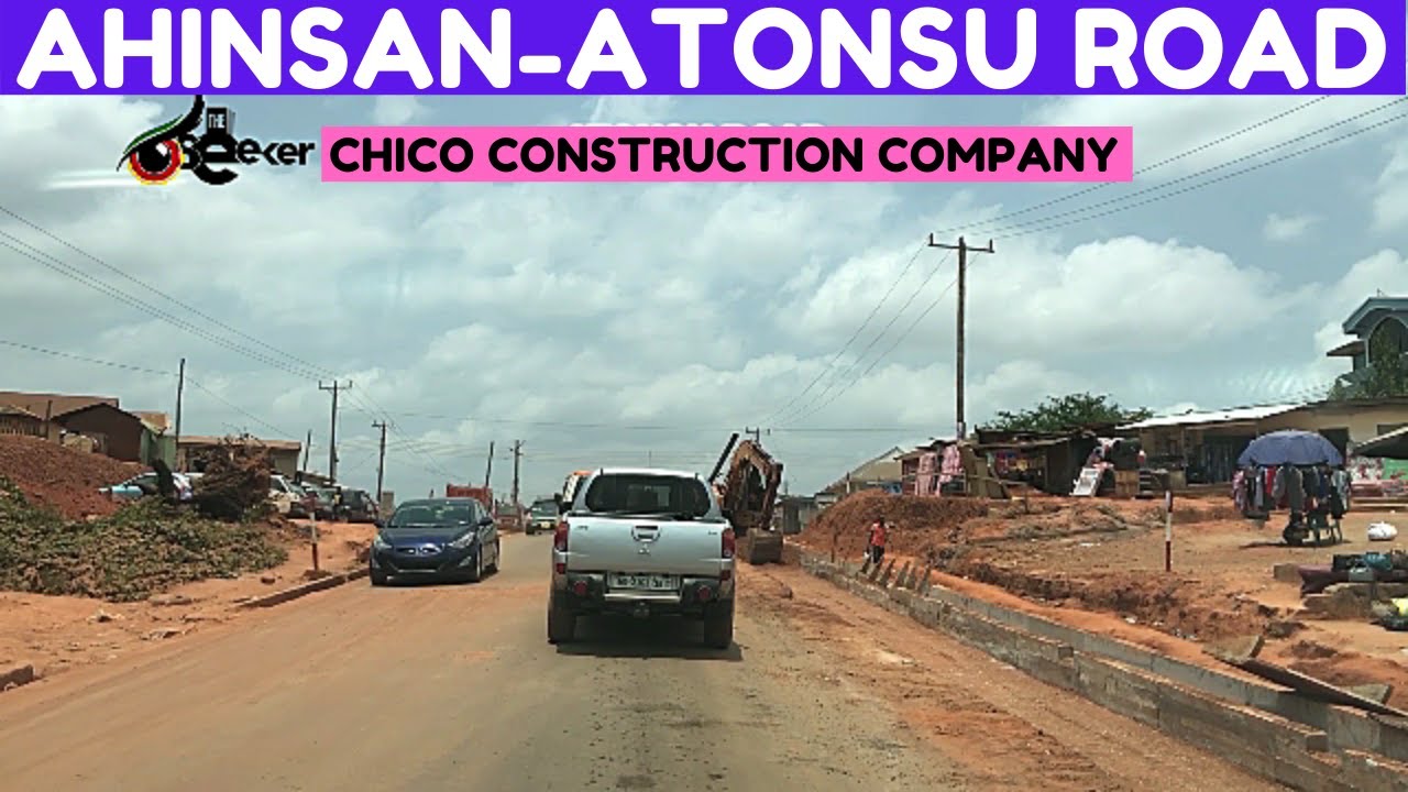 AHINSAN-ATONSU ROAD CONSTRUCTION UPDATE IN KUMASI - UNDER REVIEW! - YouTube