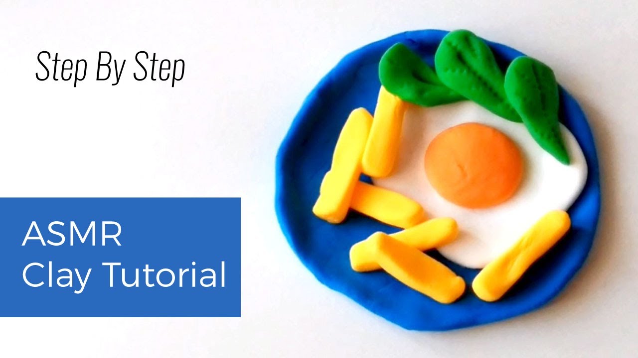 Relaxing ASMR Clay Breakfast 🍳 | Step-by-Step Mini Food Tutorial (Real ...