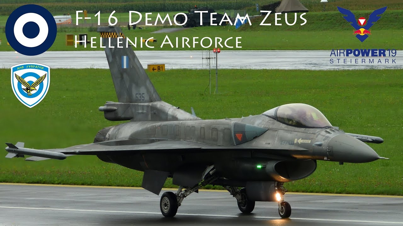 F-16 Demo Team Zeus [Airpower 2019|4K] - YouTube