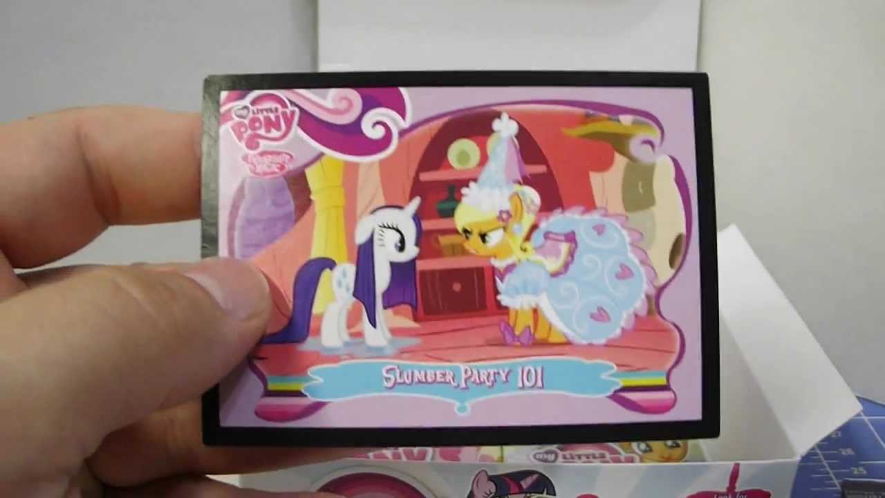 My little pony trading cards box 4 (full) - YouTube