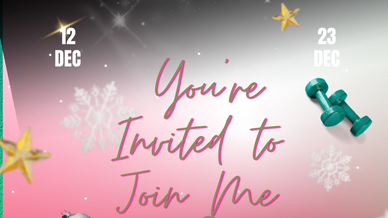 Join me live 12/12 at 6am CST for 12 Days of Fitmas - YouTube