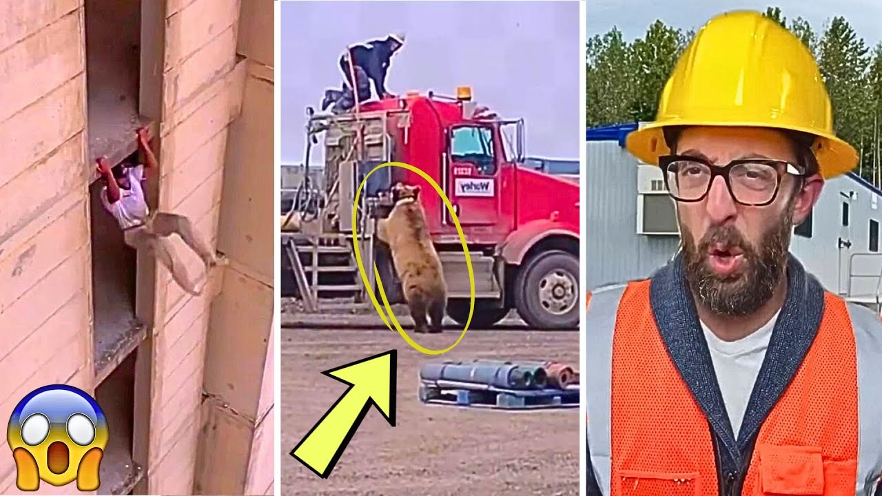 Engineer Reaction Construction Site Workers Fails Smart Work Machines ...
