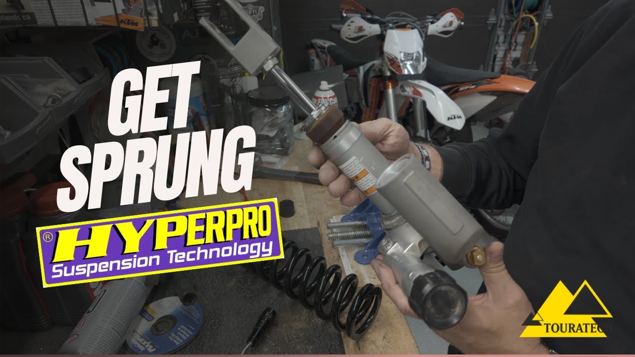 Tourtech/Hyperpro Rear Spring Installation on the Tenere 700 - YouTube