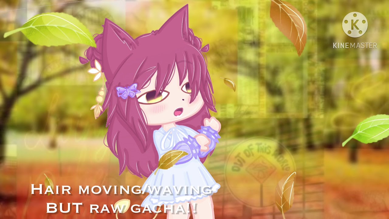 🍂Hair moving/waving tutorial but raw gacha 🍂GachaClub🍂1.8k+ special🍂 ...