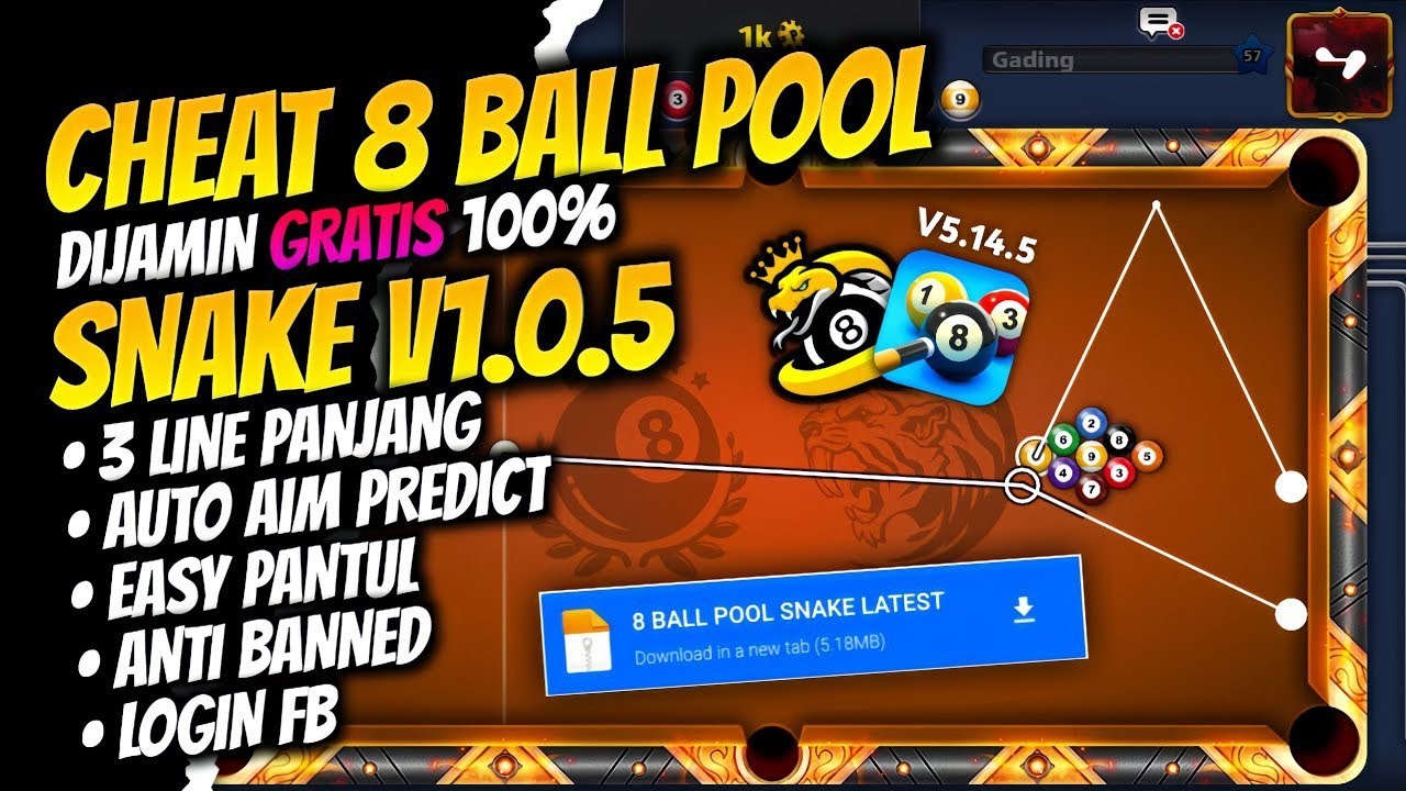 Cheat Snake 8 Ball Pool gratis - YouTube