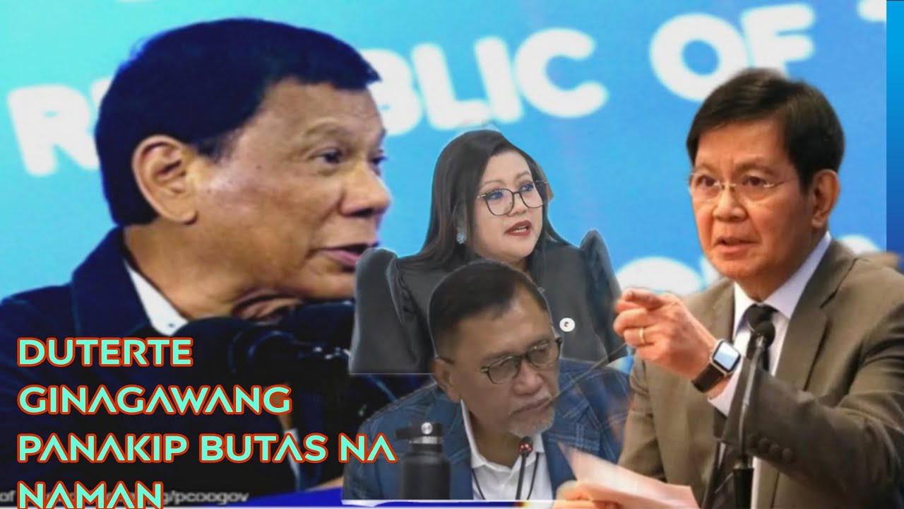 GINAGAWANG PANAKIP BUTAS NA NAMAN ANG MGA DUTERTE - YouTube