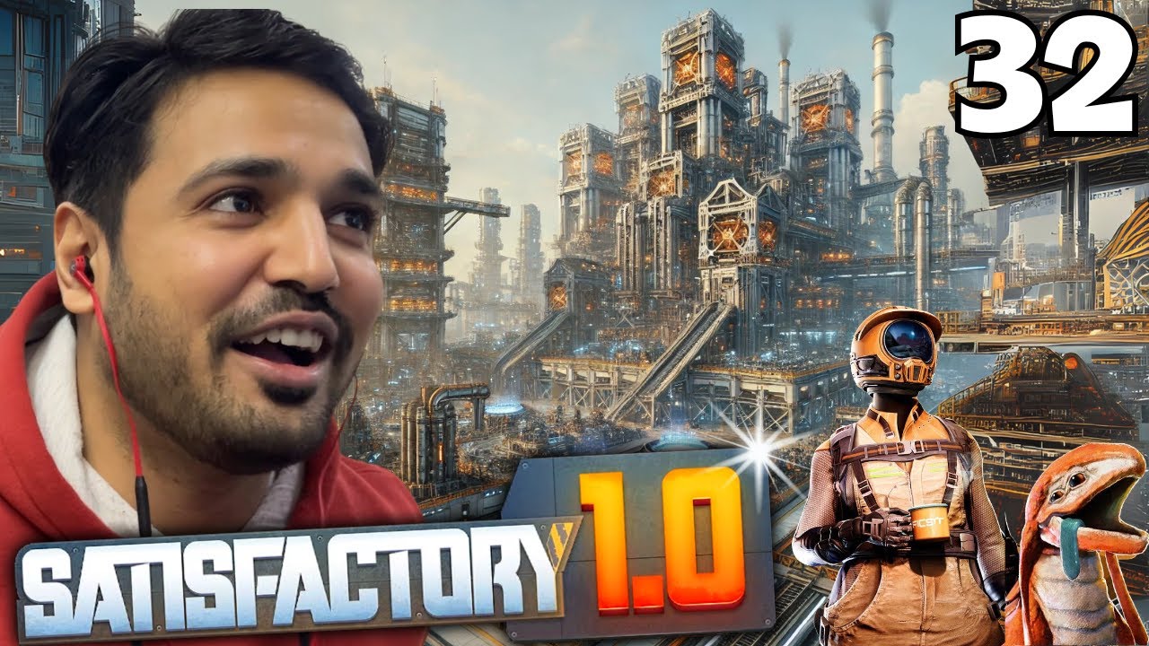 lets build Super Beast Fuel Power Plant! Satisfactory Gameplay in Hindi ...