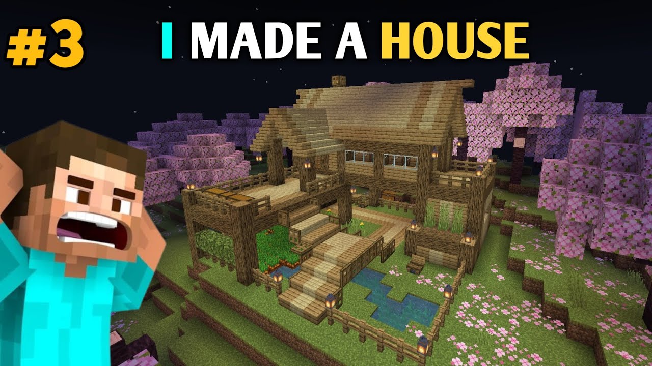 I made my first Minecraft House #3 - YouTube