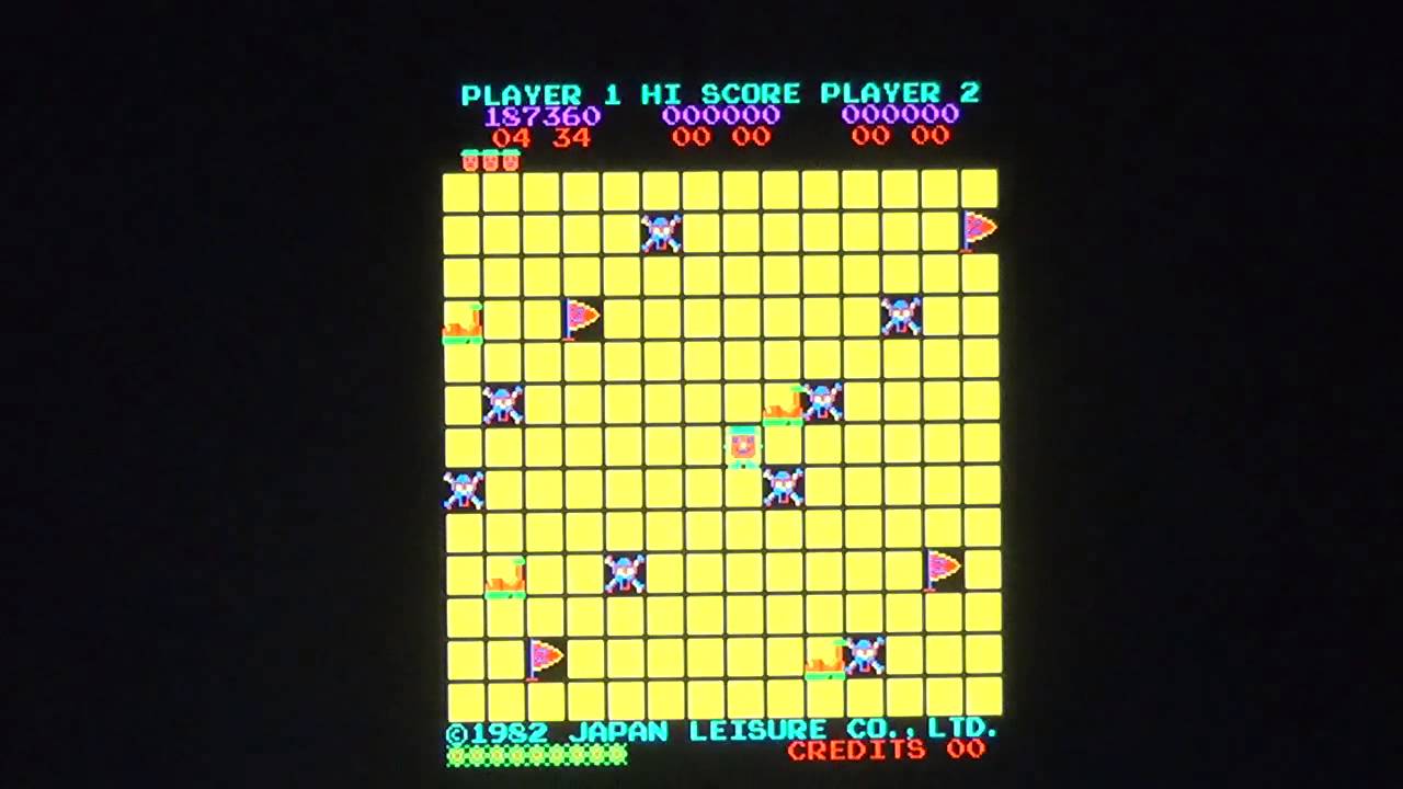 ARCADE CHECKMAN (Japan) WORLD RECORD & KILLSCREEN (MAME inp) - YouTube