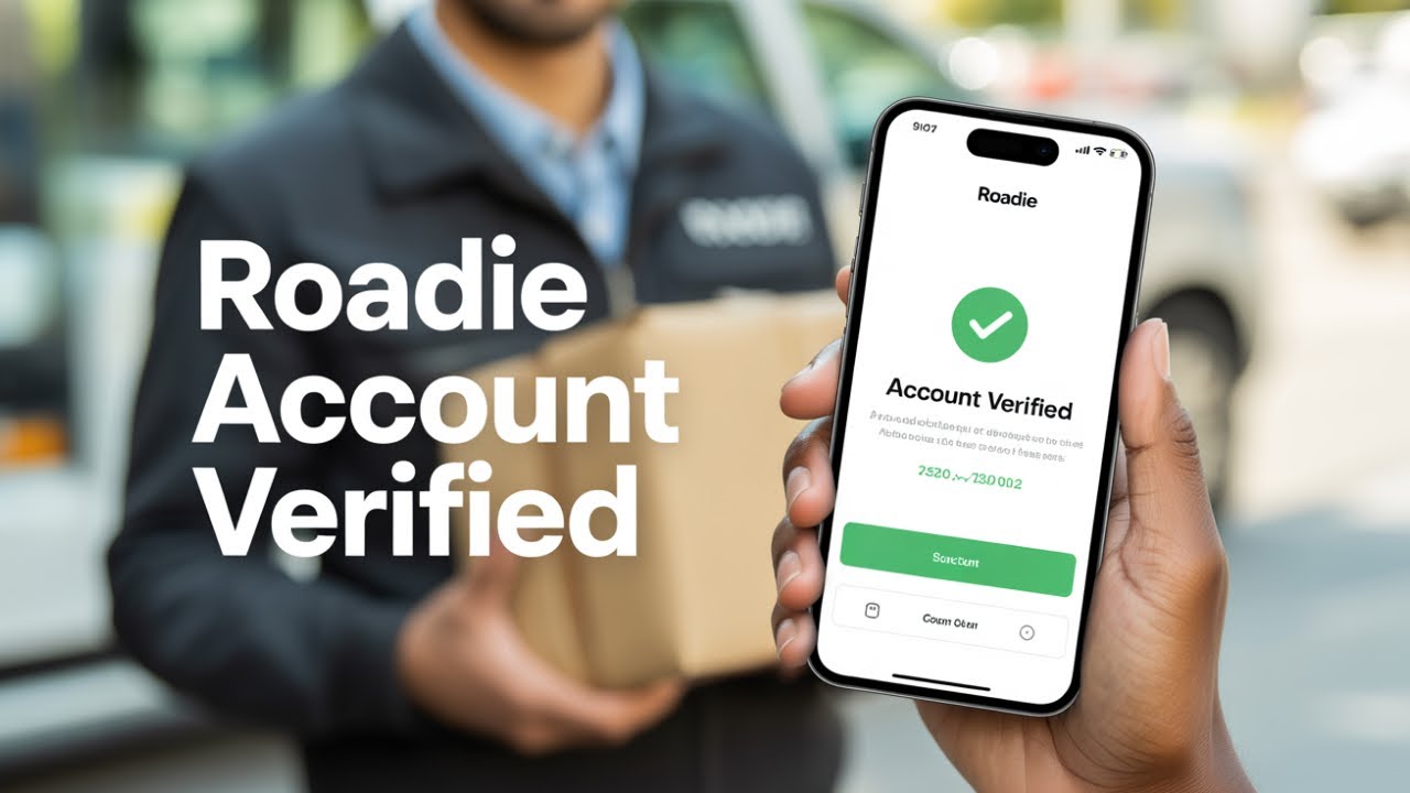 How to verify your Roadie delivery driver account - simple way - YouTube
