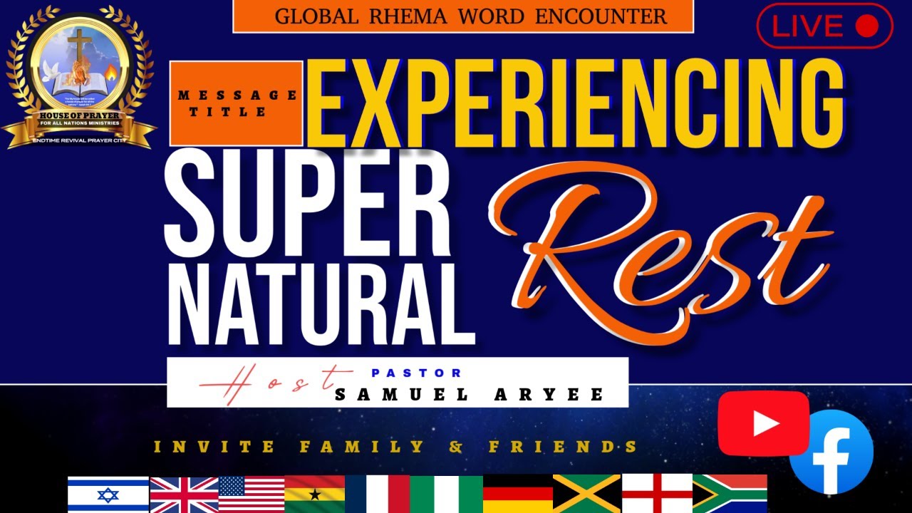 EXPERIENCING SUPERNATURAL REST PT. 1 | 3.7.2025| Pastor SAMUEL ARYEE ...