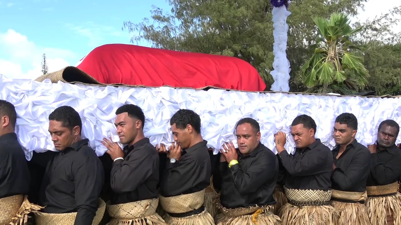 Royal Catafalque Procession - Her Late Majesty Queen Halaevalu Mata'aho ...